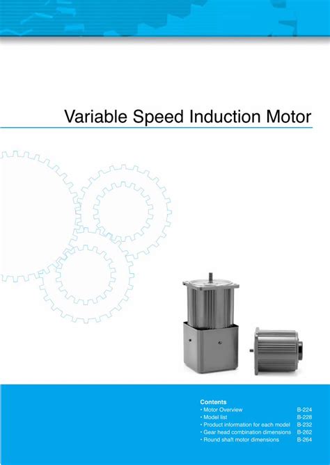 pdf variable speed induction motor panasonic speed induction motor in the case of the