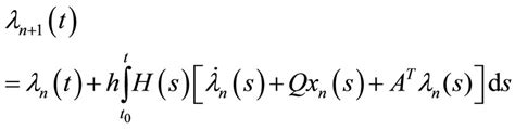 parametric iteration method for solving linear optimal control problems