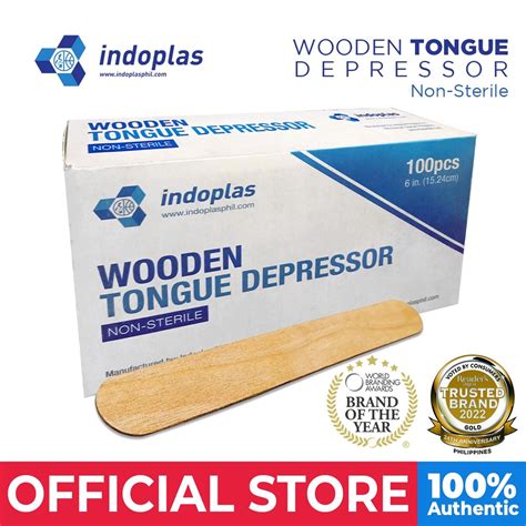 Indoplas Wooden Tongue Depressor Non Sterile Shopee Philippines
