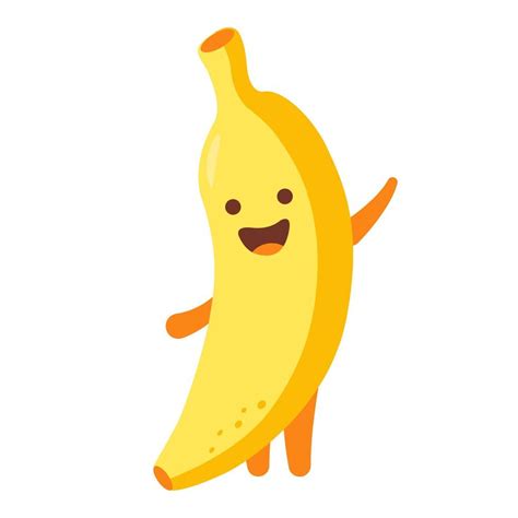 Banana Cartoon Character 14526863 Vector Art At Vecteezy