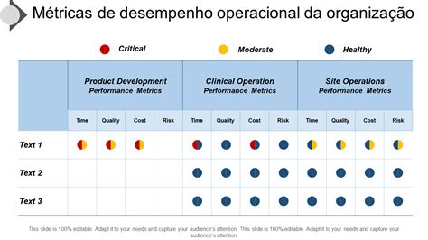 As 10 principais amostras de métricas de desempenho modelos e exemplos