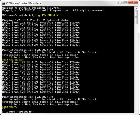 pinging an ip address biamp cornerstone