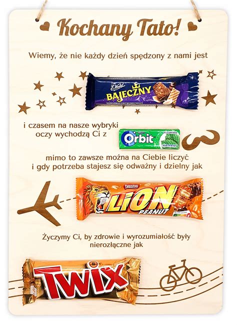 Tabliczka Dla Taty Z Batonami Niska Cena Na Allegro Pl