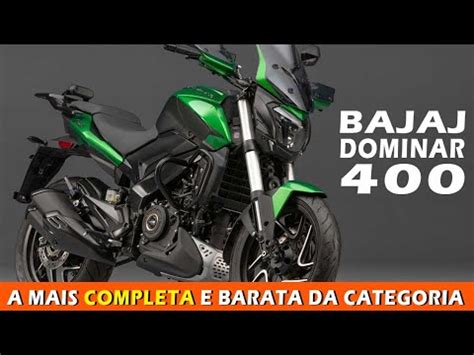 LANÇAMENTO BAJAJ DOMINAR 400 Ficha técnica Preço e Consumo YouTube
