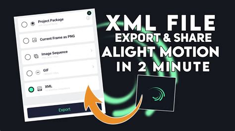 How To Import Xml File In Alight Motion Xml File Ko Alight Motion