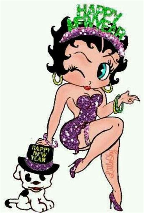 Happy New Year Betty Boop Pictures Betty Boop Art The Real Betty Boop
