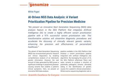 ai driven ngs data analysis a variant prioritization pipeline for precision medicine