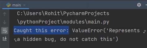 Python Throw Exception
