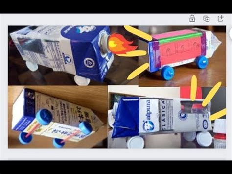 Cómo hacer un Carrito de cartón casero fácil de hacer YouTube