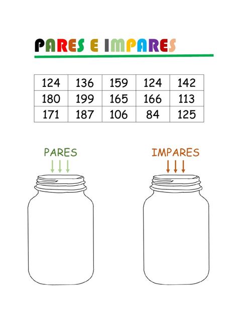 Ficha Online De Numeros Pares E Impares Para 2 De Primaria Puedes