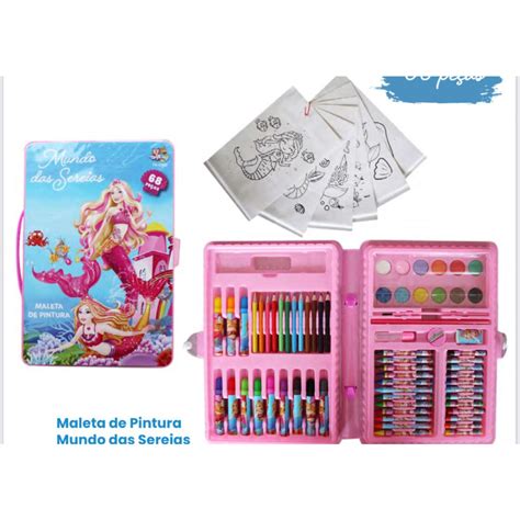 Estojo Maleta De Pintura Infantil Estojo 24 48 68 150 Peças Para