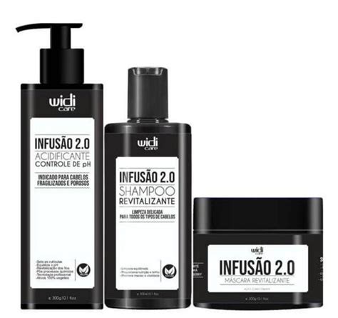 Combo infusão 2 0 widi care acidificante 300ml mascara 300ml