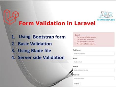 Laravel Lession 5 Form Validation In Laravel Ultimate Guide Tips