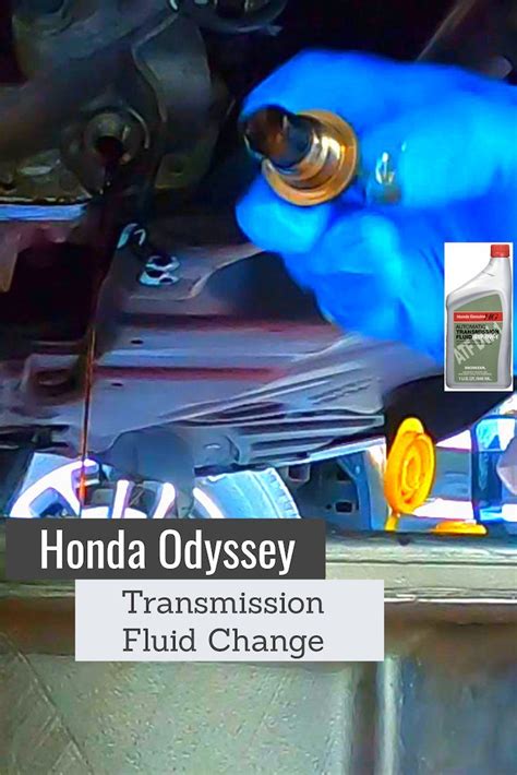 Transmission Fluid Change Honda Odyssey