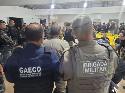 BM e MP deflagram Operação Retomada 2 em Santo Antônio Osório e Caraá