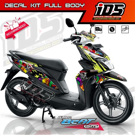 Jual Stiker Decal Beat Esp Full Body Variasi Dekal Beat Street Esp Fi