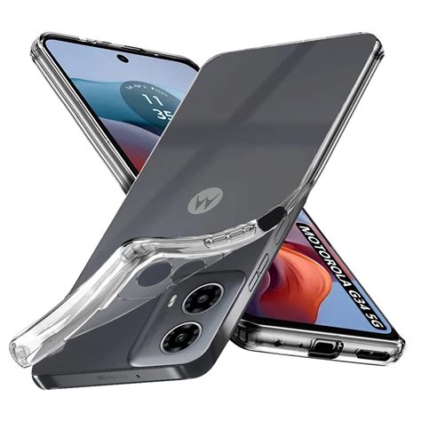 Fashionury Shockproof Crystal Clear Back Cover For Motorola Moto G G