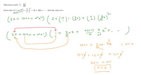 ib binomial finding n sumant s 1 page of math