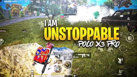 I AM UNSTOPPABLE I 5 FINGER CLAW FULL GYRO I POCO X3 PRO I BGMI