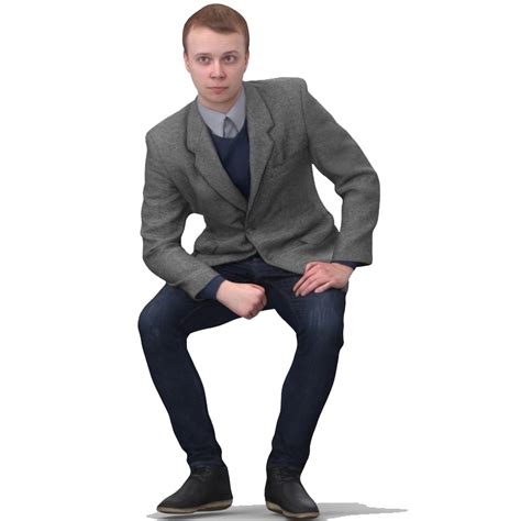 Sitting Man Transparent PNG All