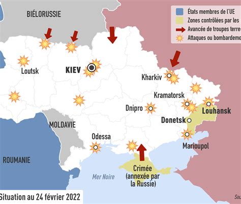 Guerre En Ukraine La Carte Pour Comprendre La Situation Ce Jeudi