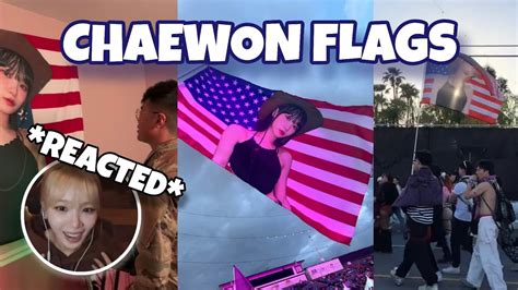 The Trending Le Sserafim S Chaewon Flags Goes Viral Youtube