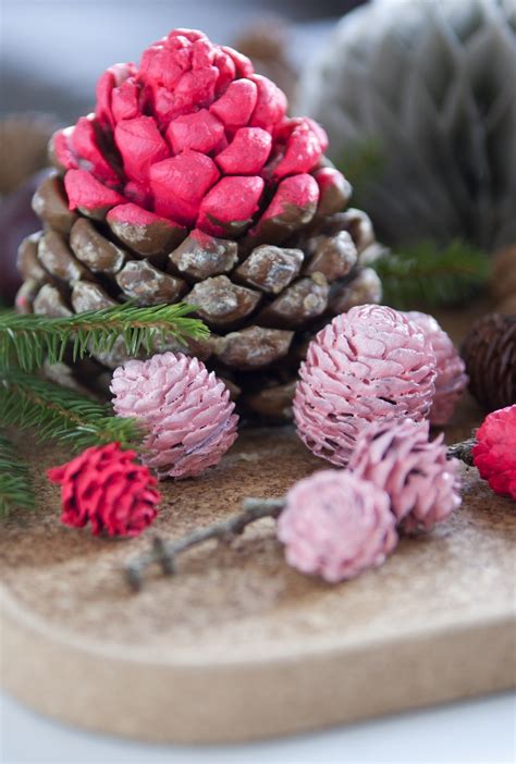 Pommes de pin 55 idées de bricolage et déco pomme de pin Noël