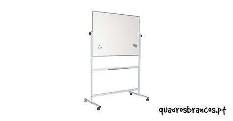 Quadros brancos de dupla face rotativos magnéticos cavalete e