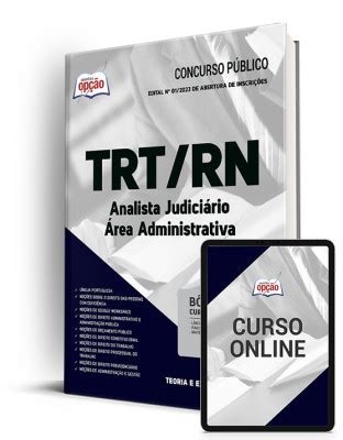Apostila TRT RN Analista Judiciário Área Administrativa