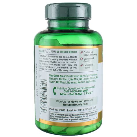 Natures Bounty Magnesio 500 Mg 200 Tabletas Paquete De 2 Yaxa Store