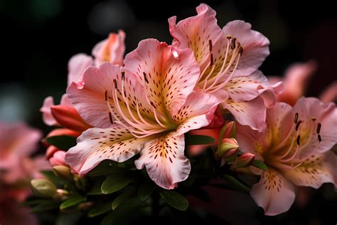 ai généré azalée rhododendron fleur originaire de à divers les