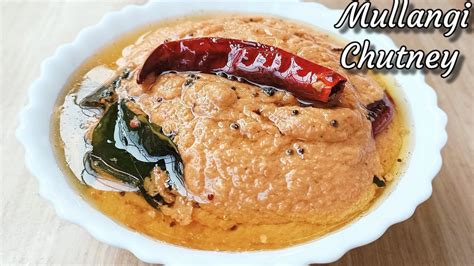 Mullangi Chutney Recipe No Coconut Chutney Recipe Radish Chutney