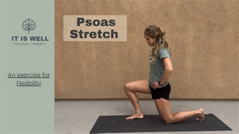 Kneeling Hip Flexor Stretch Psoas Stretch Youtube