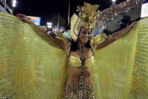 Sexy Sequins And Plenty Of Skin Are All On Show As Rio S Famous
