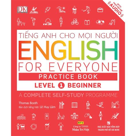 Sách English for Everyone Level 1 Beginner Practice Book Sách
