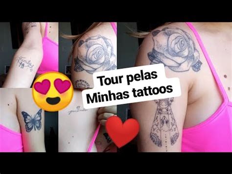 Tour Pelas Minhas Tattos Atualizado Youtube