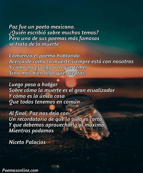 5 Mejores Poemas Sobre La Muerte Octavio Paz Poemas Online