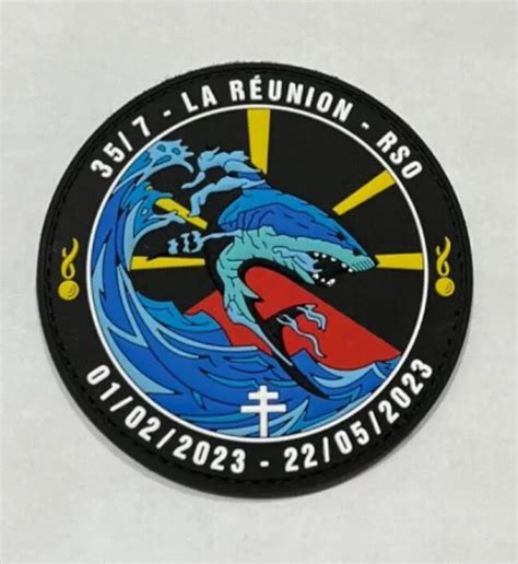 ANCIEN ÉCUSSON PVC gendarmerie EGM 35 7 La Réunion 2023 collection