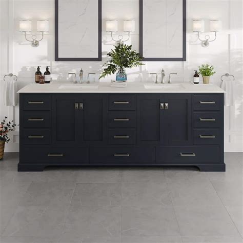 Reviews For Eviva Storehouse 84 In W X 22 In D X 33 In H Double Sink