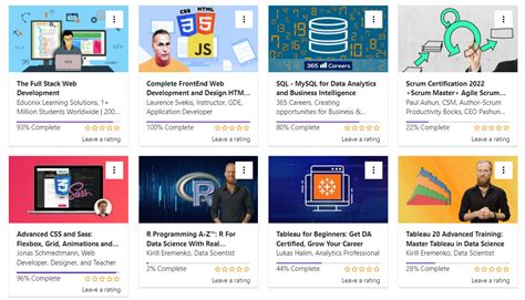 best web developer courses on udemy updated 2023
