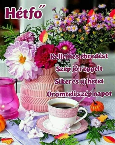 Pin by Albert Jutka on Pokop Zoltán Good morning flowers Table