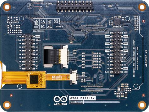 Ard Shd Giga Lcd Arduino Shield Mkr Giga Display Bei Reichelt Elektronik