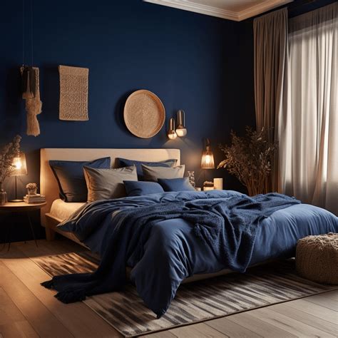 Chambre bleu nuit 18 idées déco pour une ambiance calme