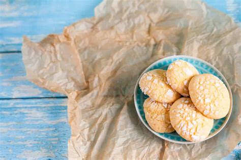 Biscuits craquelés au citron et au yaourt au Thermomix