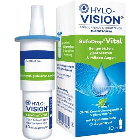 HYLO VISION SafeDrop Vital Augentropfen 10 Ml PZN 16009581 Medklick De