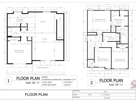 Architectural House Plans 2d Floor Plan Blueprints In Autocad Upwork