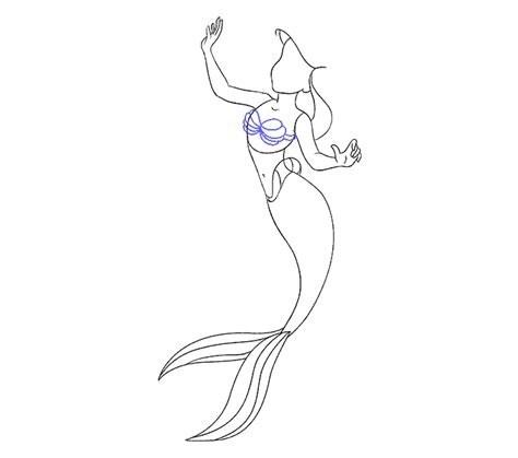 How To Draw Mermaid Ariel In A Few Easy Steps Easy Drawing Guides Artofit