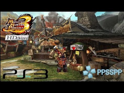 Monster Hunter Portable 3rd HD Ver Gameplay English Patch