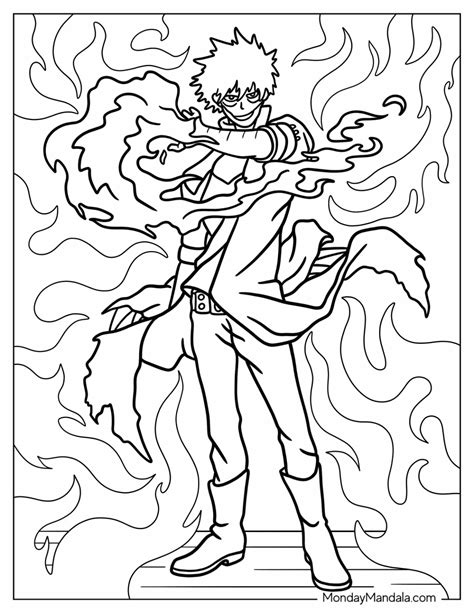 My Hero Academia Coloring Pages Free Pdf Printables
