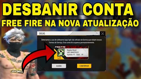 Atualizado Como Desbanir Conta Free Fire Recuperar Conta Suspensa